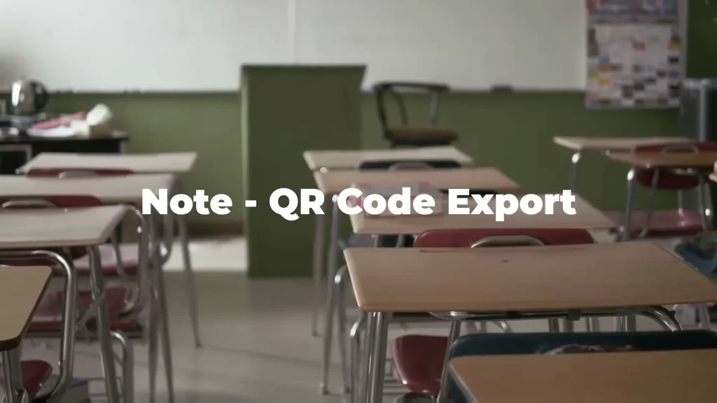 QR Code Export – APX Tech